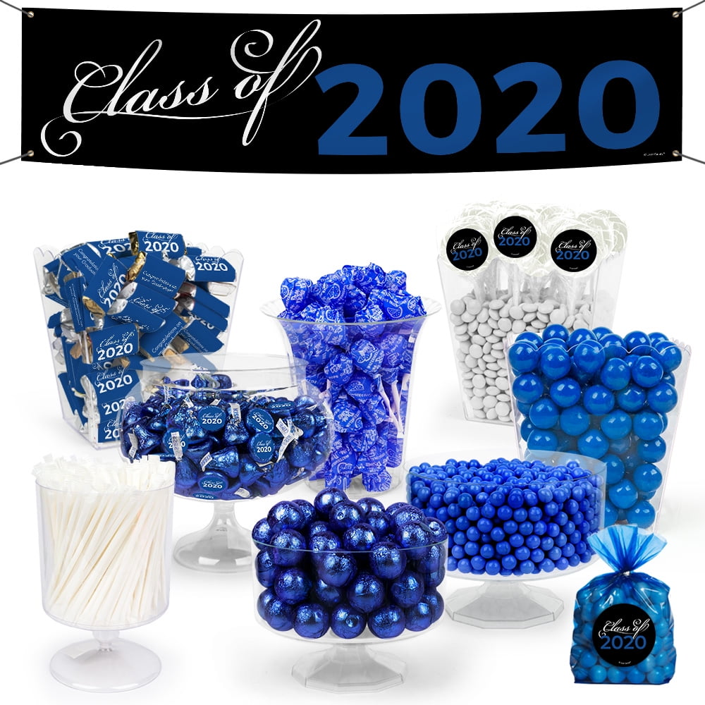 Blue Graduation Class of 2024 Candy Buffet - Walmart.com