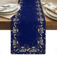 Blue Graduation Table Runner Golden Celebration Ribbon Tablerunners 13 ...