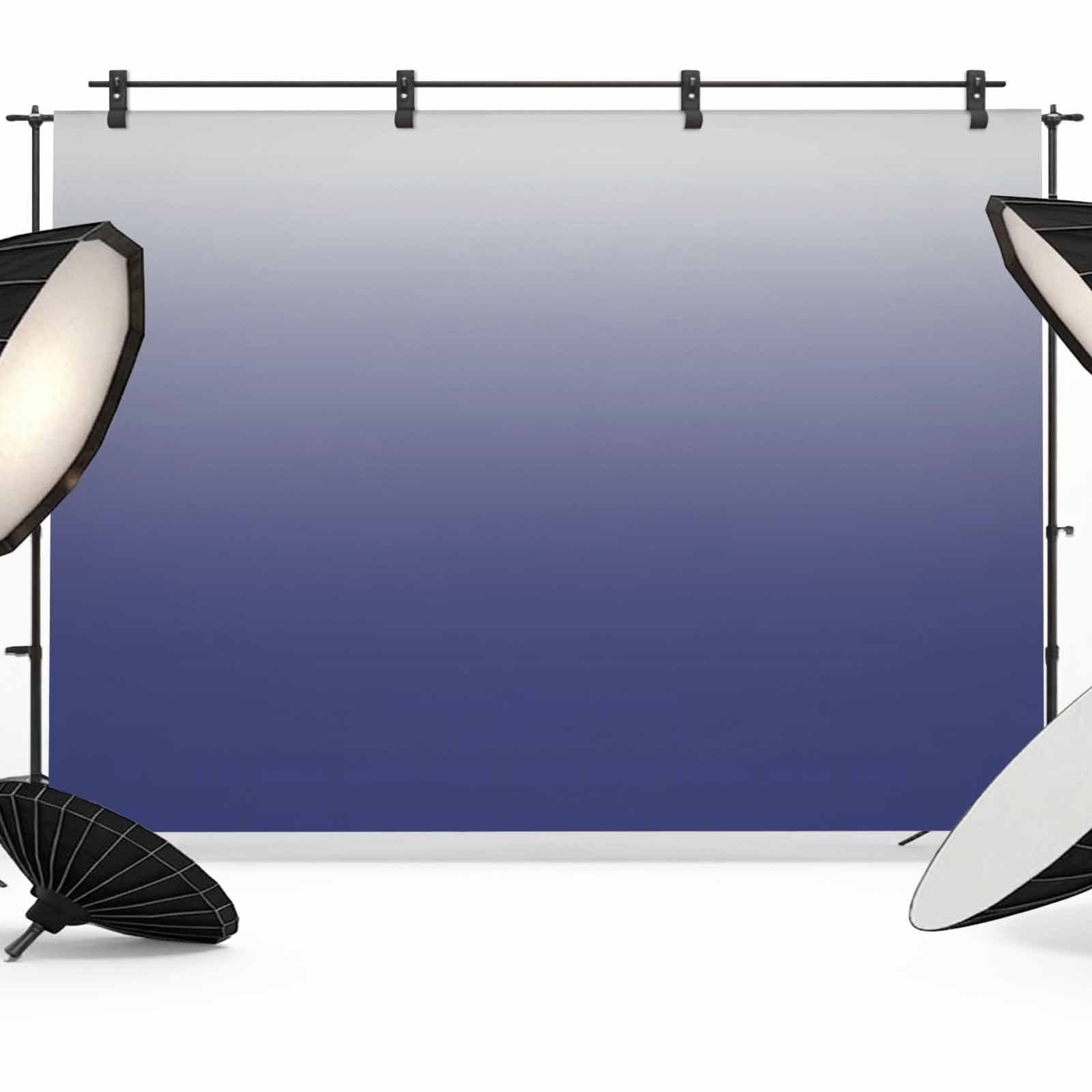 Blue Gray Backdrop for Photography, Gradient Photo Backdrop Portrait ...