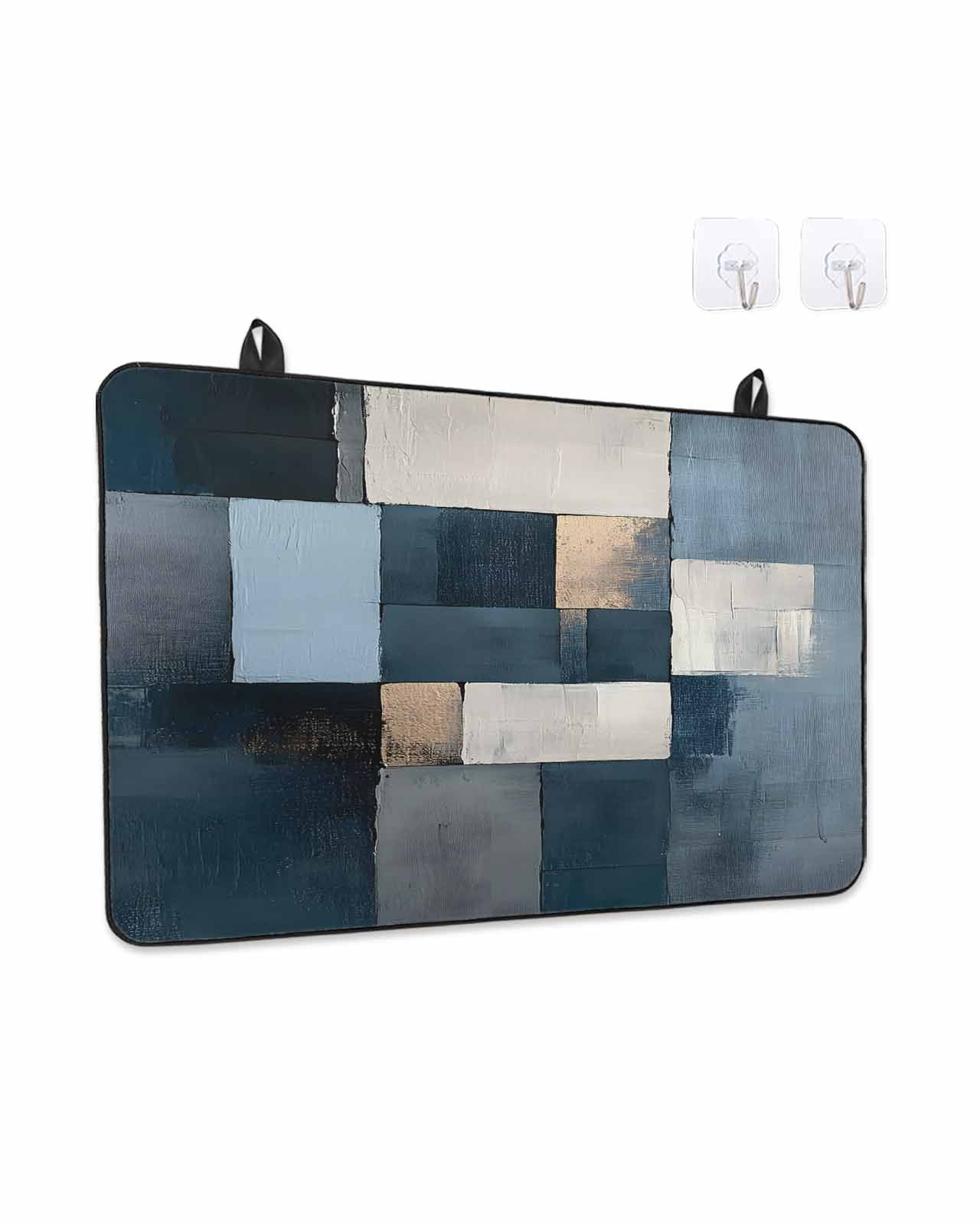 Blue Gray Beige Stove Top Covers for Electric Stove, Kitchen Glass ...