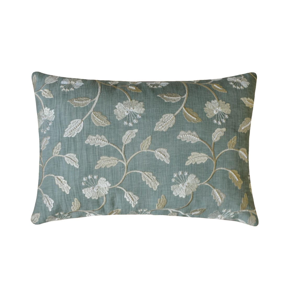 Blue Gray Decorative Lumbar Pillow Cover 12