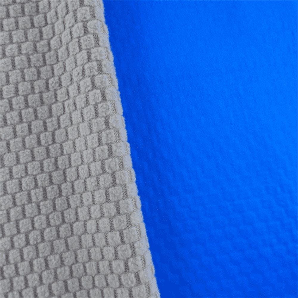 Blue/Gray Soft Shell Grid Fleece, Fabric By the Yard - Walmart.com