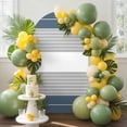 Blue Gray Stripe Arch Backdrop Cover, 7.2FT, Gradient Line Spandex Arch ...