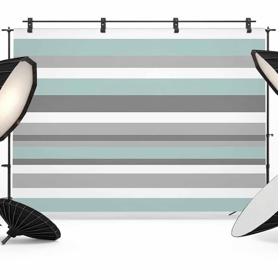 Blue-Gray Stripes Backdrop for Photography, Photo Backdrop Portrait ...