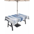 Blue Gray Table Cloth Rectangle Outdoor Tablecloth, Modern Simple ...