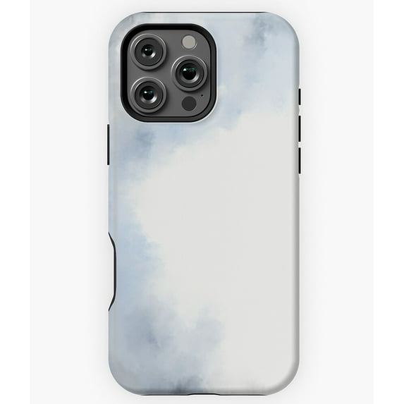 Blue Gray Textured Pattern Abstract N7249 Phone Case for iPhone 17 16 ...