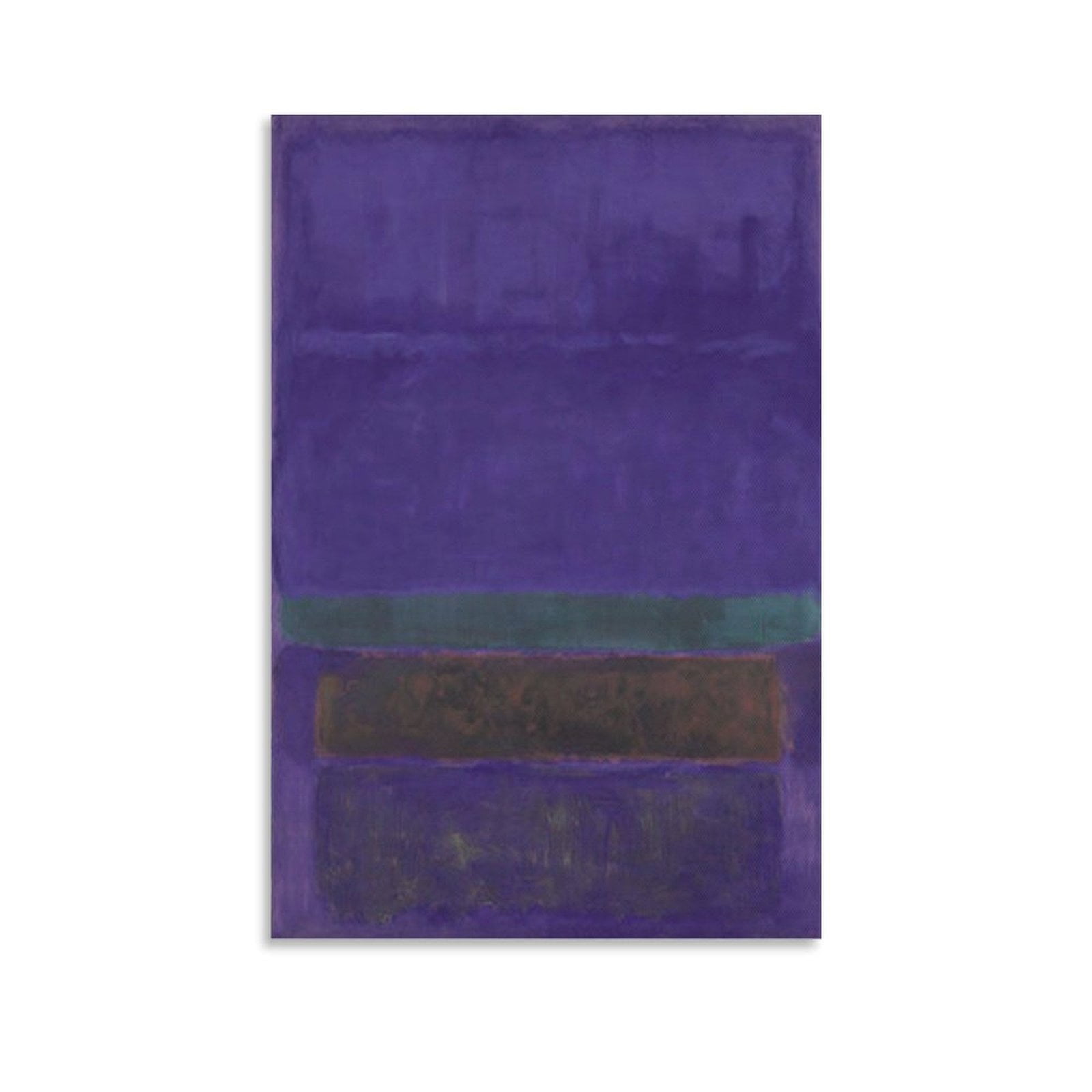 Blue Green And Brown 1952 by Mark Rothko Print Photo Art Painting ...