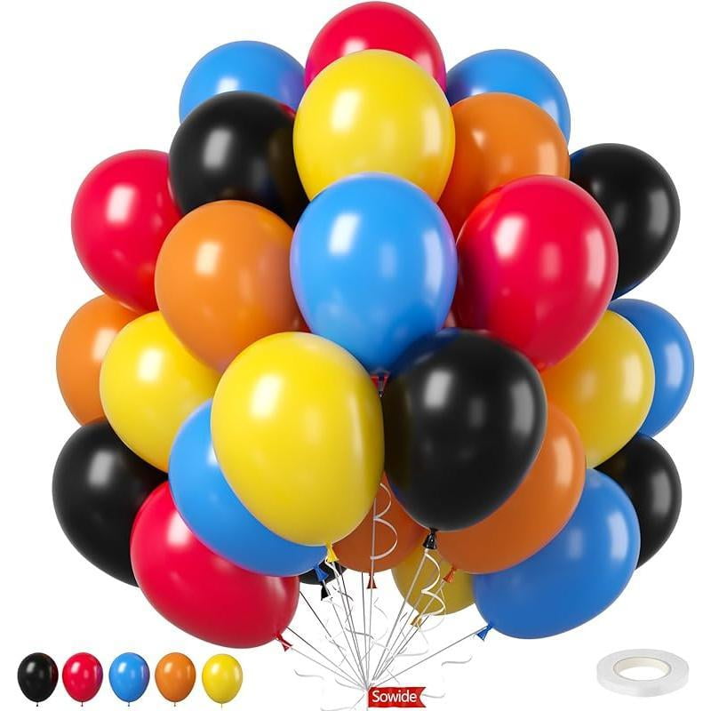 Blue and Green Balloons,12 Inchs Navy Dark Blue Avocado Green Metallic Balloons for Kids ...