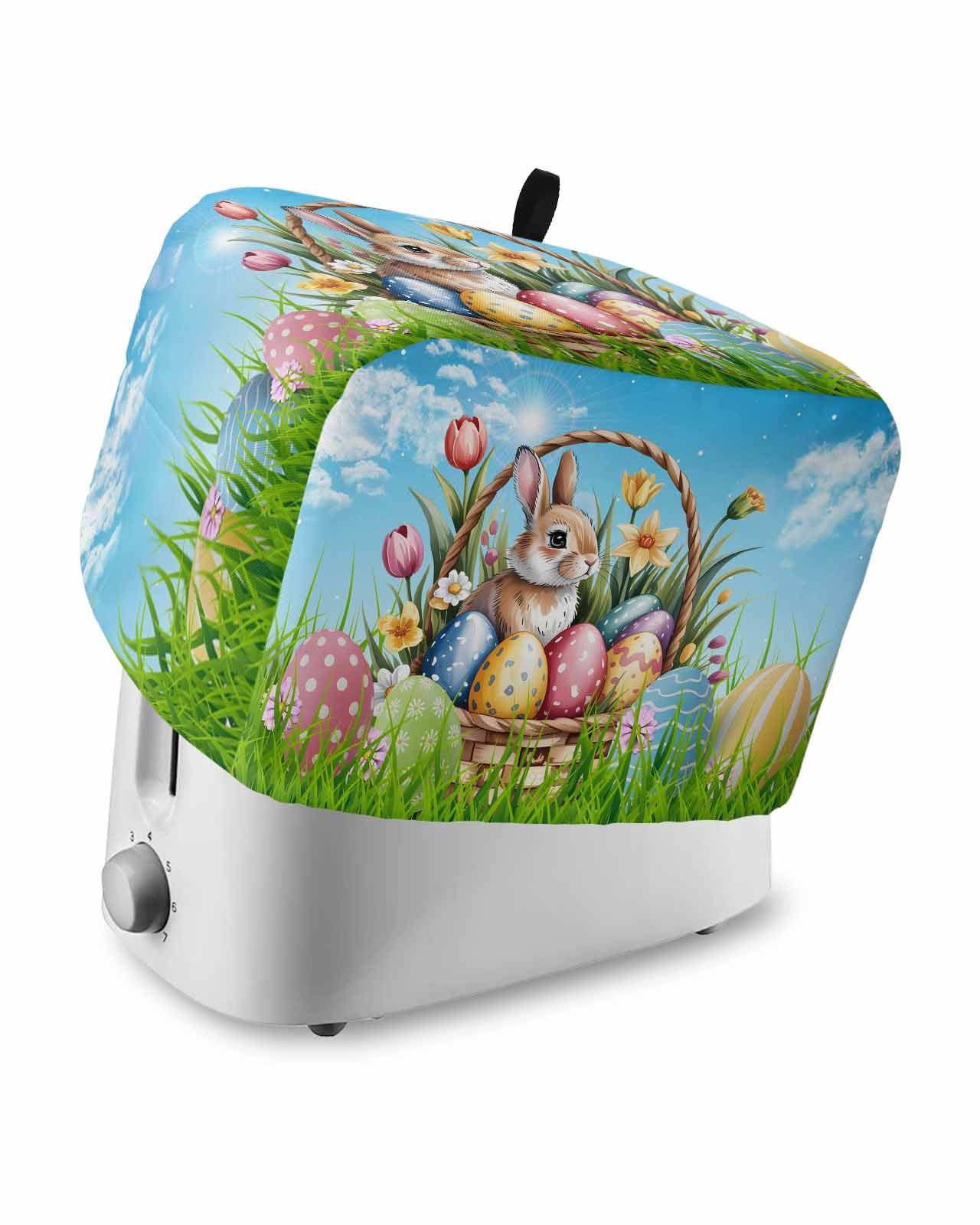 Blue Green Easter Small Toaster Cover 2 Slice, Kitchen Appliance Covers ...