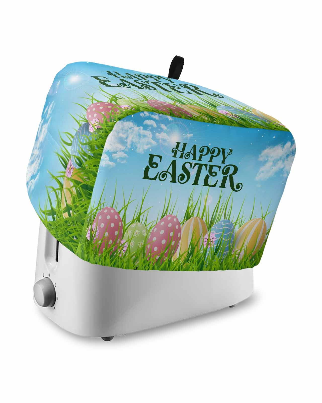 Blue Green Easter Small Toaster Cover 2 Slice, Kitchen Appliance Covers ...
