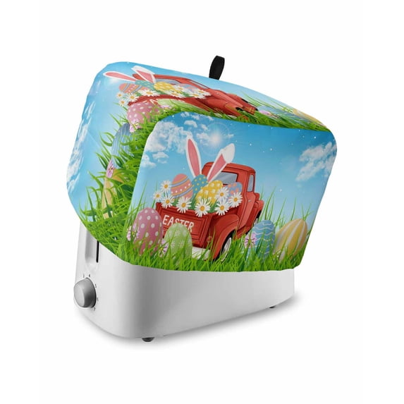 Blue Green Easter Toaster Cover 2 Slice, Small Kitchen Appliance Covers ...