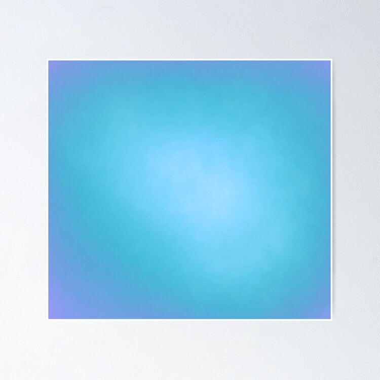 Blue Green Glow Gradient UNFRAMED Poster, 18x24 - Walmart.com