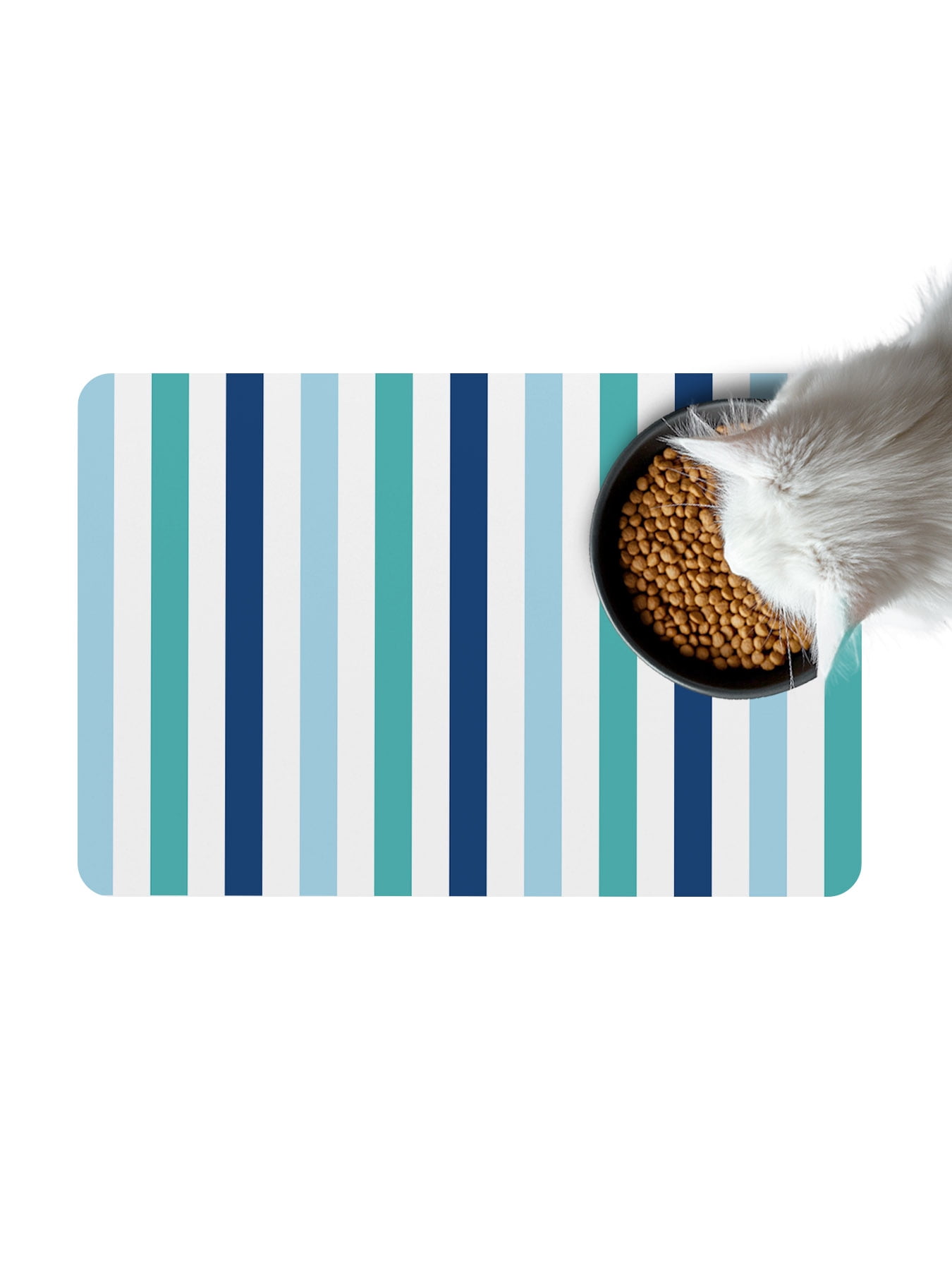 Blue Green Navy Stripes Doormat Non Slip Diatomaceous Earth Door Mat ...