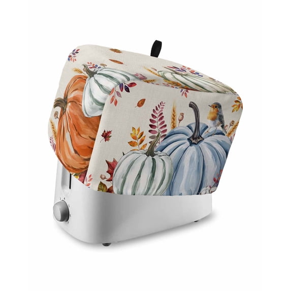 Blue Green Pumpkin Toaster Cover 4 Slice, Large Kitchen Appliance ...