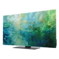 Blue Green TV Cover for 55 Inch Screen, Stretch Fabric Dustproof TV ...