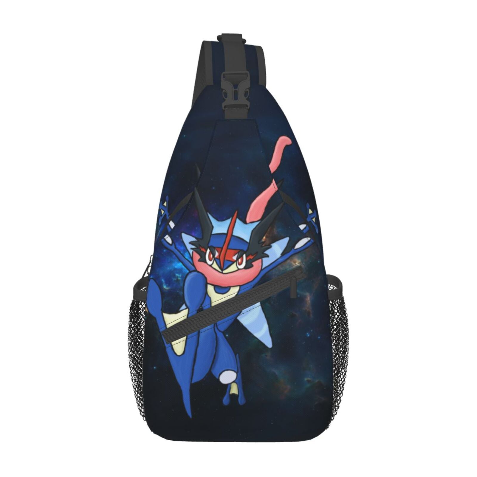 Blue Greninja Sling Bag Crossbody Backpack Chest Bags Diagonally Travel ...