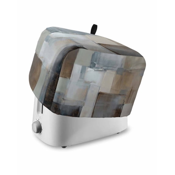 Blue Grey Art Small Toaster Cover 2 Slice, Kitchen Appliance Covers ...