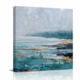 Blue Grey Oil Painting Canvas Wall Art for Living Room, Modern Abstract ...