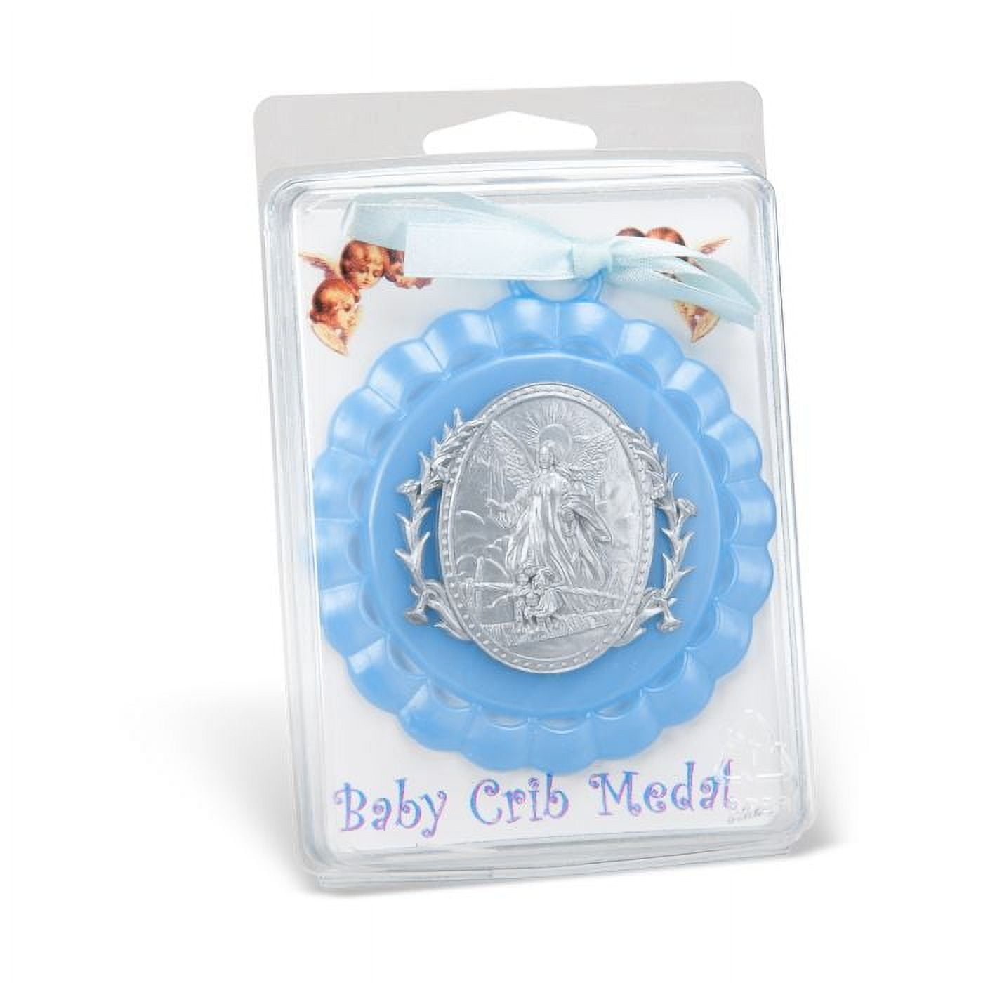 Blue Guardian Angel Crib Medal in Clamshell Packaging - Walmart.com