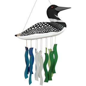 Blue Handworks Glass Wind Chime Deluxe Ocean Waterfall Wind Chimes for ...