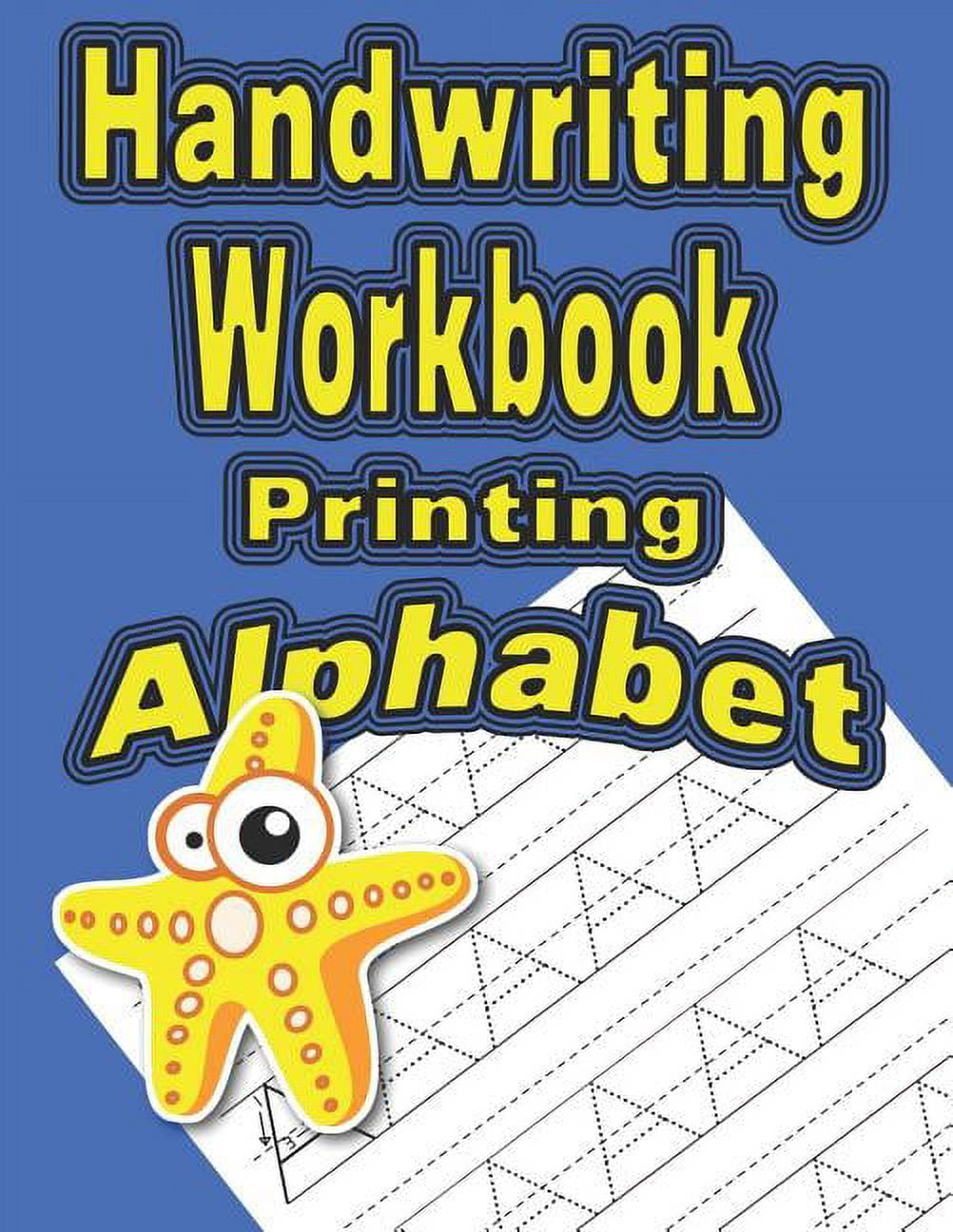 Blue: Handwriting Workbook: Printing - Alphabet (Paperback)(Large Print ...