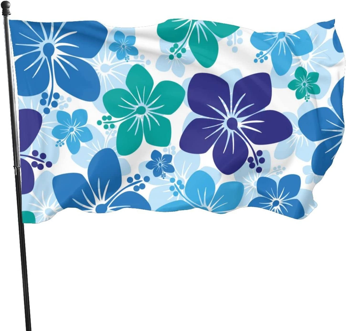 Blue Hawaii Flower Garden 3x5Ft Flag Outdoor Indoor Party Home House ...