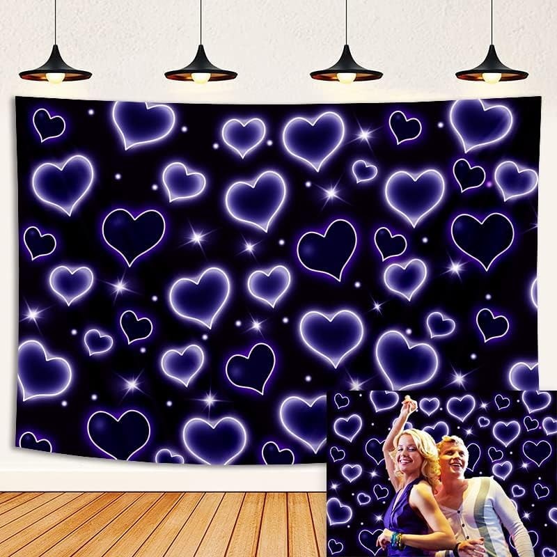 Blue Heart Backdrop Early 2000s Backdrop for Photography Blue Heart ...