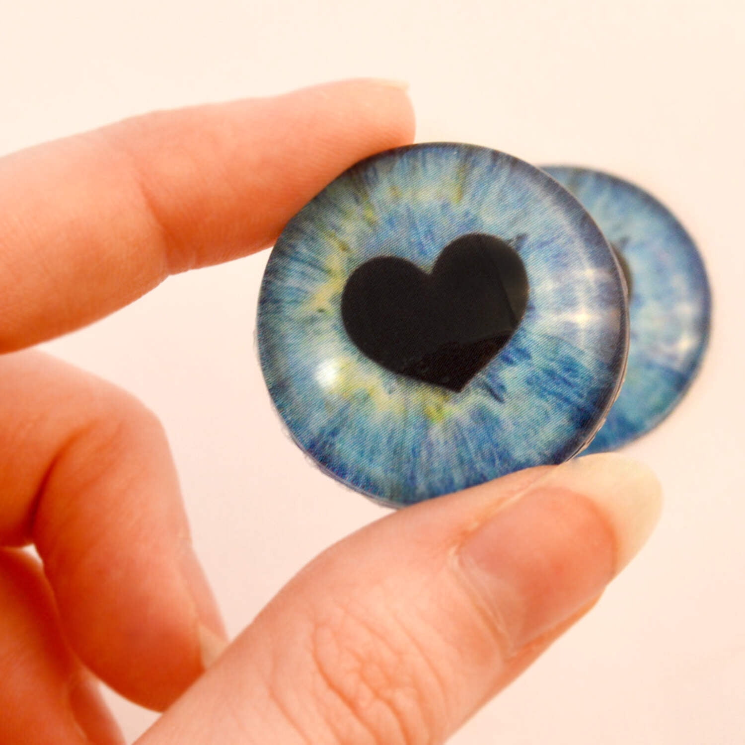 Blue Heart Doll Glass Eyes - Walmart.com