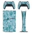 Blue Heart PS5/PS5 Slim Digital Disc Skin Sticker For Console And ...