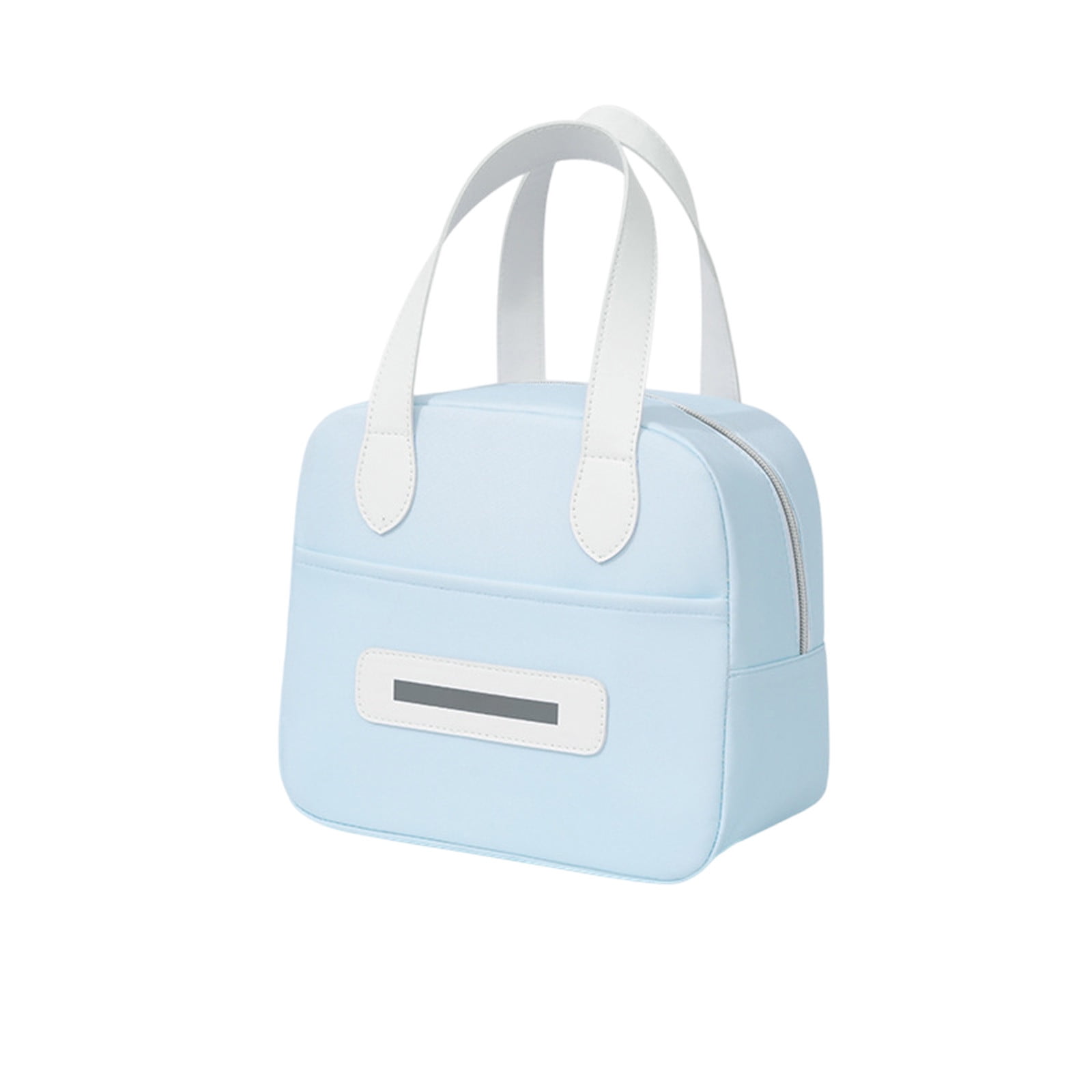 Blue Heavy Duty Insulated Food Container Water Resistant Lunch Tote Ice ...