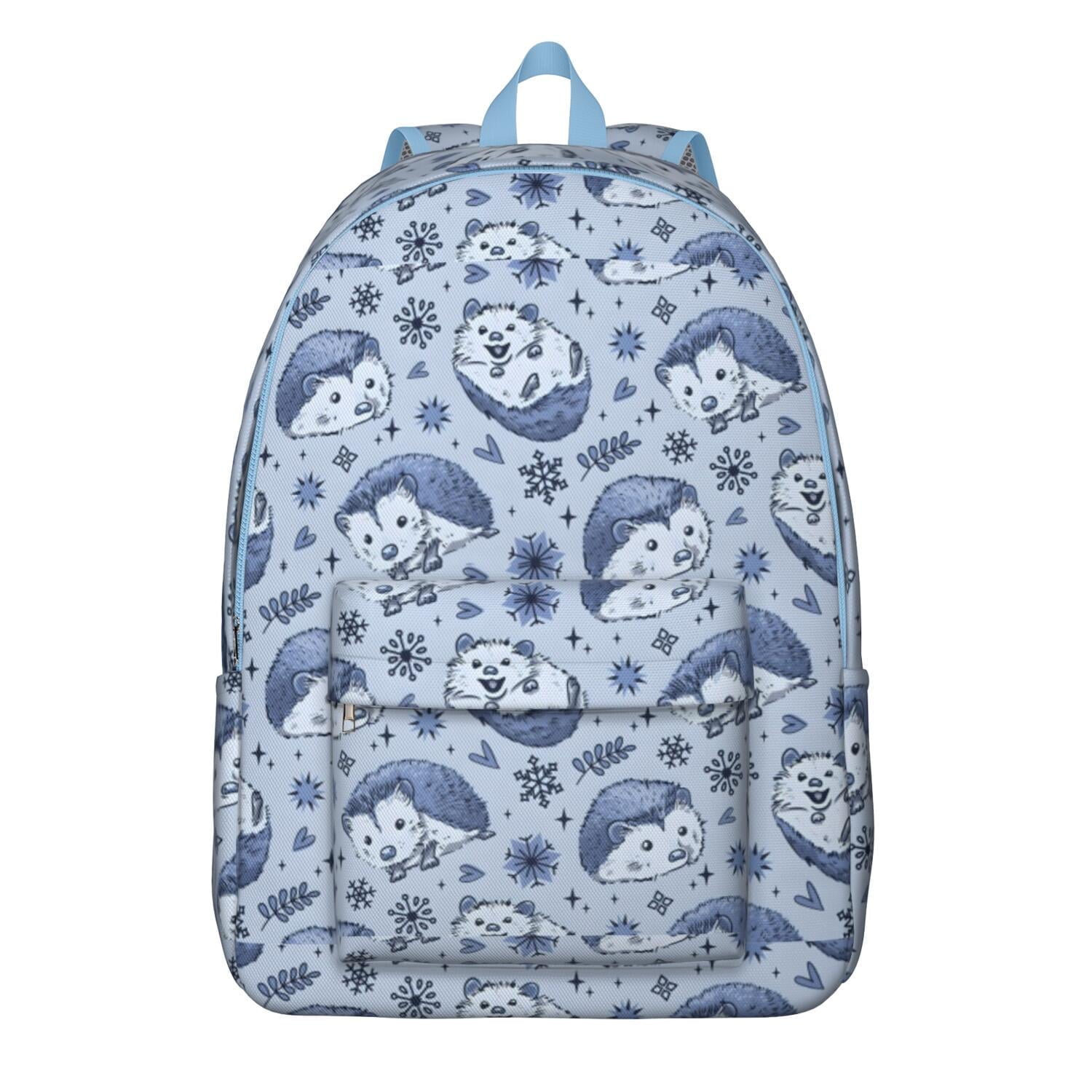 Blue Hedgehog Backpack for School,Cute School Bag,Schoolbag with ...