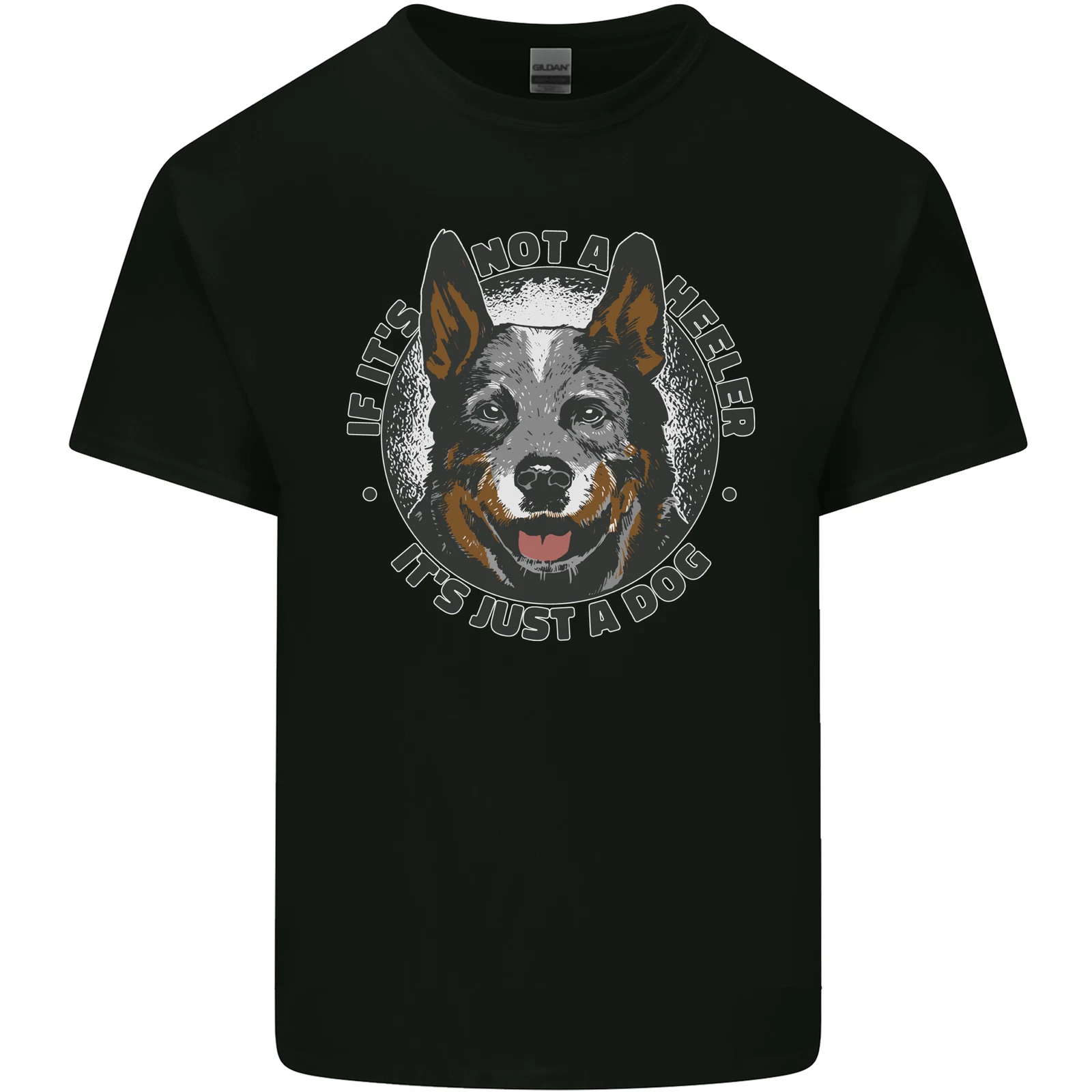 Blue Heeler Australian Cattle Dog with a Cute Portrait for a Pet H8666 ...