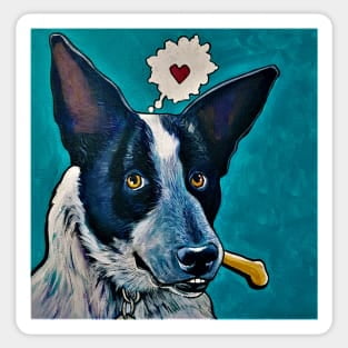 Blue Heeler Dog Bandit Sticker Bluey Stickers For Kids, Bluey Stickers ...