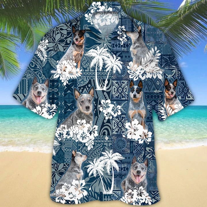Blue Heeler Hawaiian Shirt For Men And Women, Animal Hawaii Shirts ...