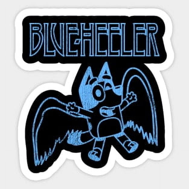 Blue-Heeler Sticker Phone Decal Water Bottle Stickers Car Decals ...