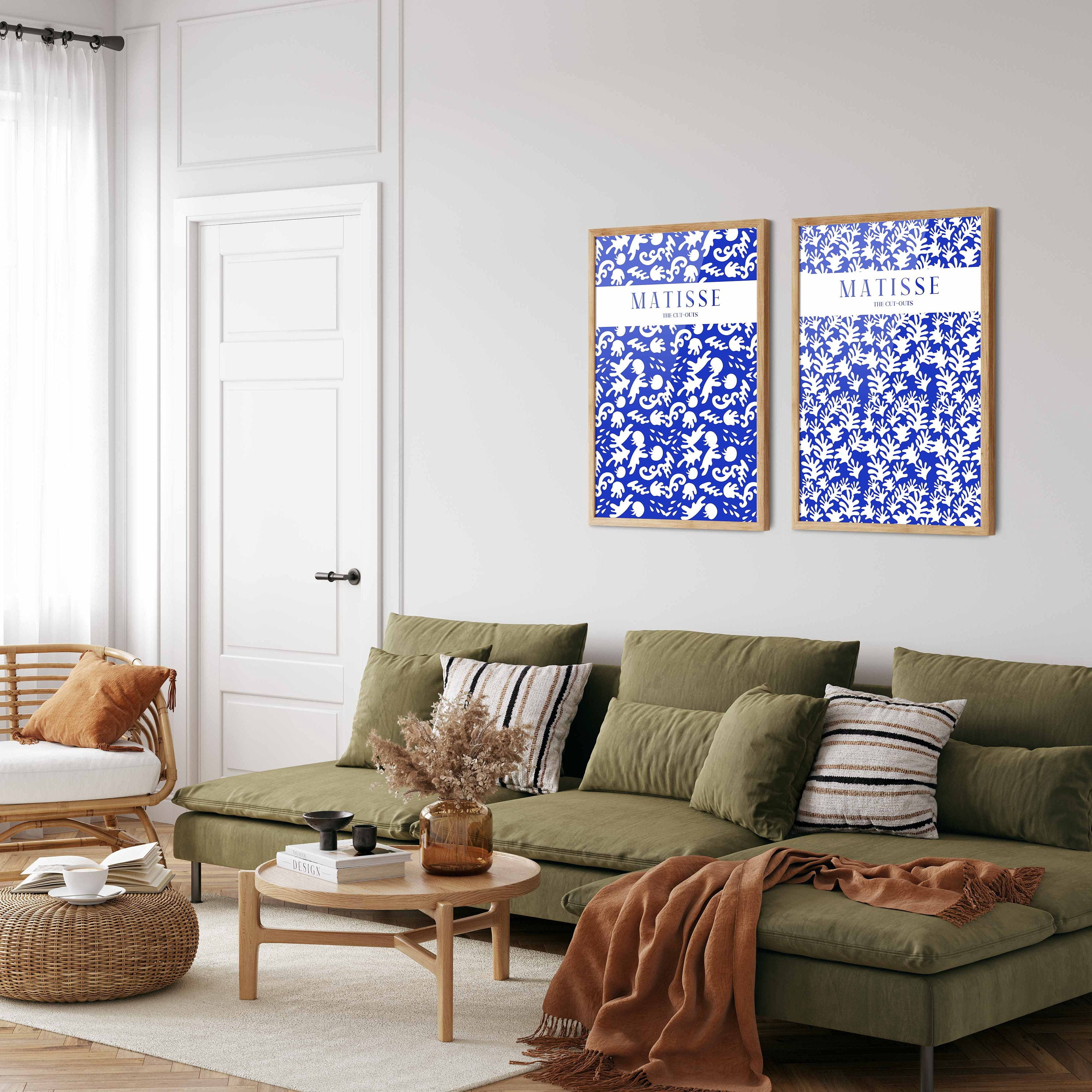 Blue Henri Matisse Art Prints Modern Gallery Wall Home Decor Office ...