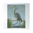 Blue Heron Coastal Bird Poster Home Decor Office Wall Art - Walmart.com
