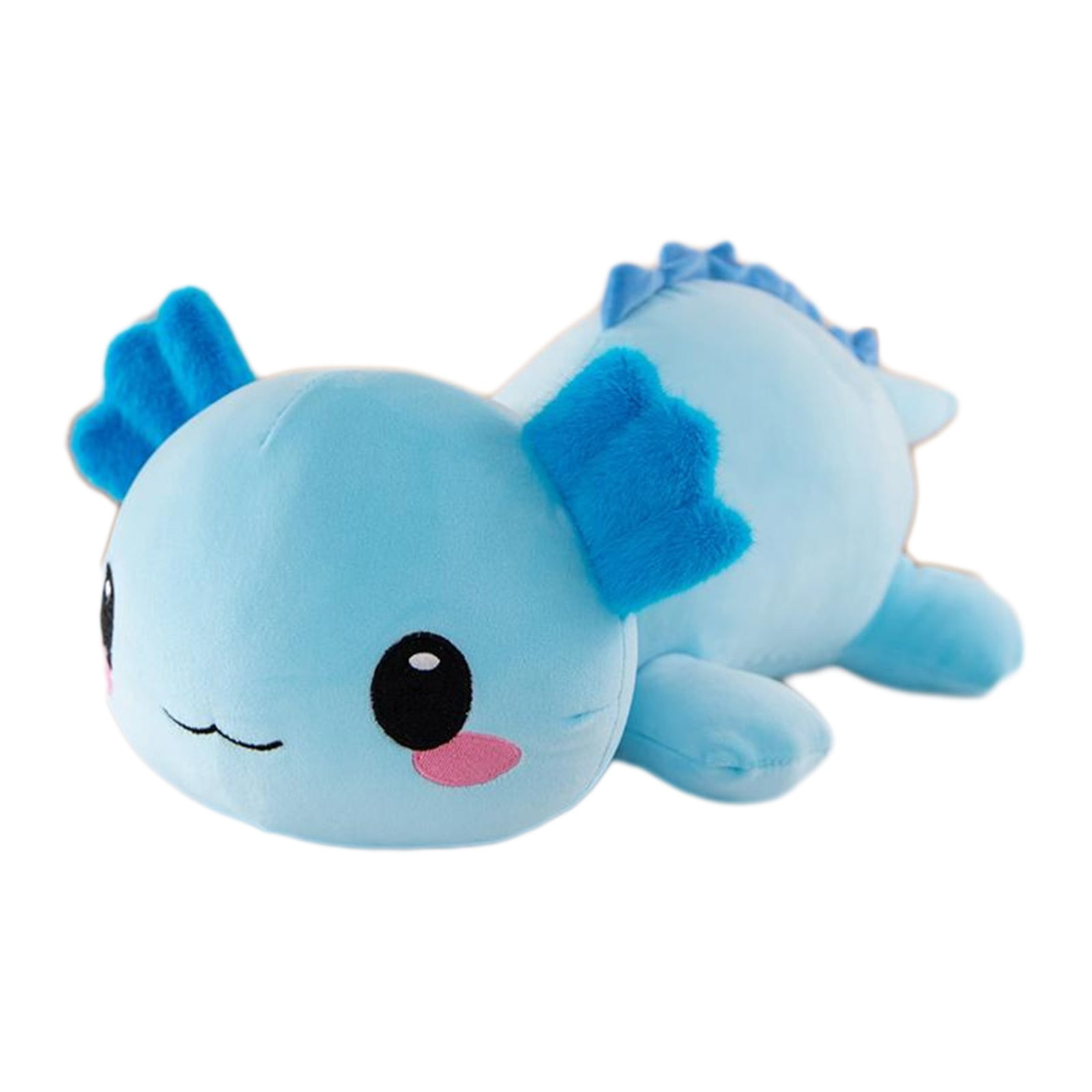 Blue Hexagon Salamander Plush Toy With Soft Fabric And Cotton Filling ...
