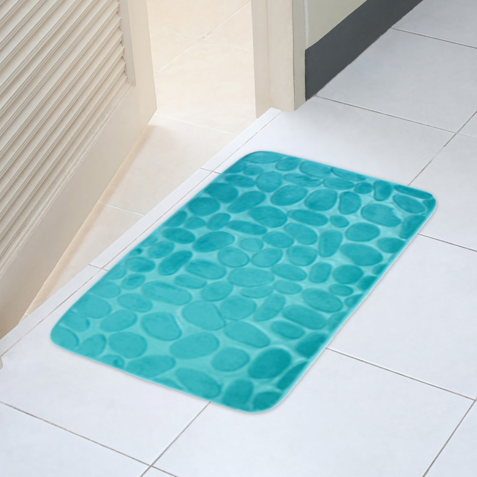 Blue Home Textile Carpet Area Rug Non-Slip Large Door Mat, Stripes ...