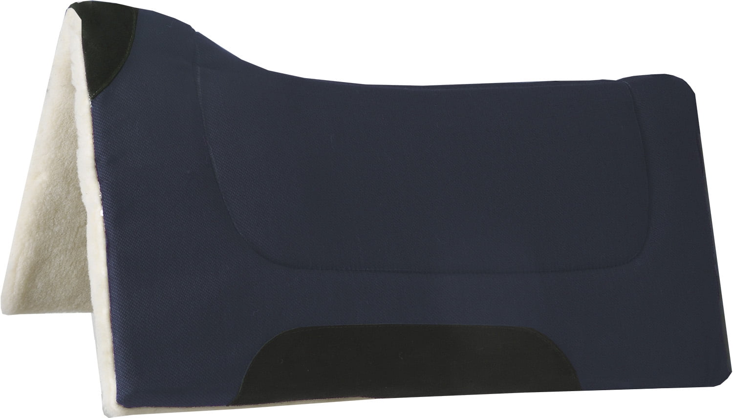 Blue Horse Brushed Wool Contoured Saddle Pad, Navy - Walmart.com