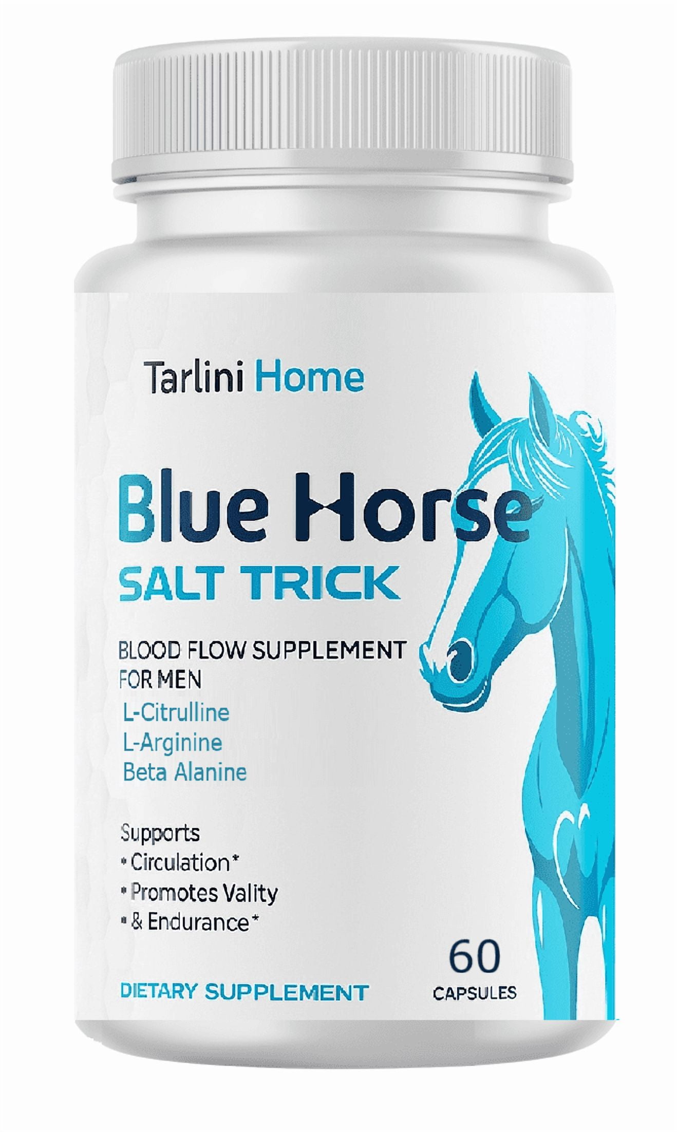 Blue Horse Salt Trick for Men - Blood Flow Support Supplement for men ...