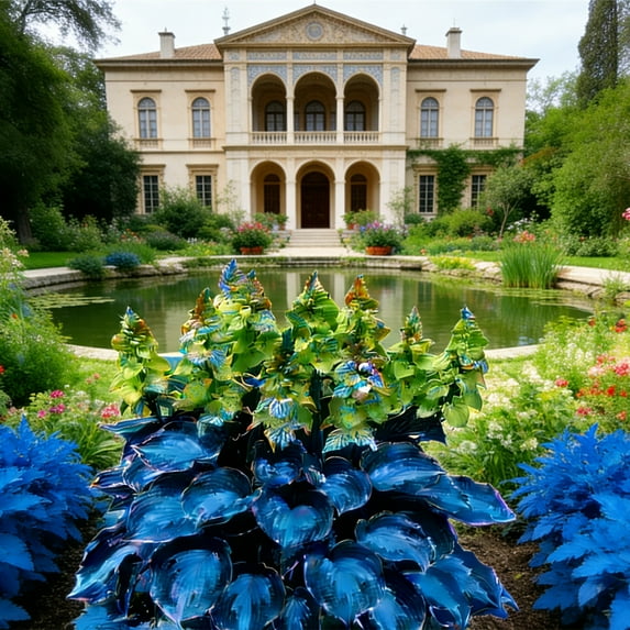 Blue Hosta-Garden Stakes Planting-Buy Hosta-Lovely-Ornaments-Home ...