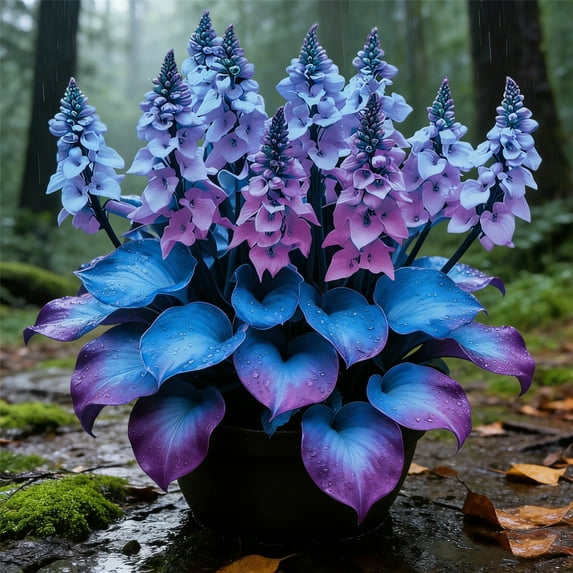 Blue Hosta-Garden Stakes Planting-Buy Hosta-Lovely-Ornaments-Home ...