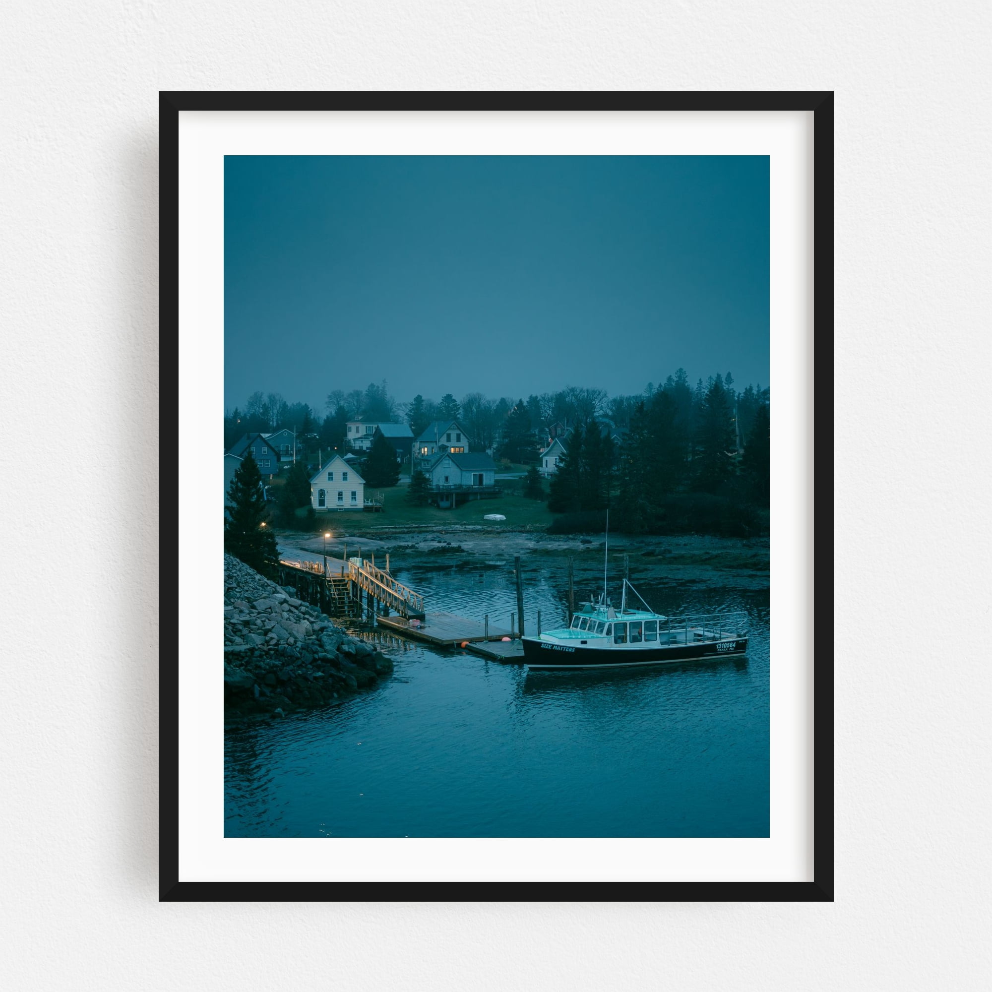 Blue Hour, Beals Island 01 - Beals Maine Photography Harbor Boat ...