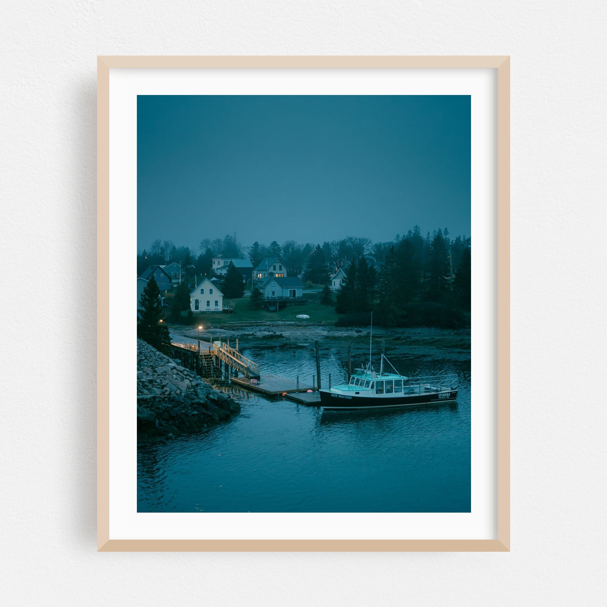 Blue Hour, Beals Island 01 - Beals Maine Photography Harbor Boat ...