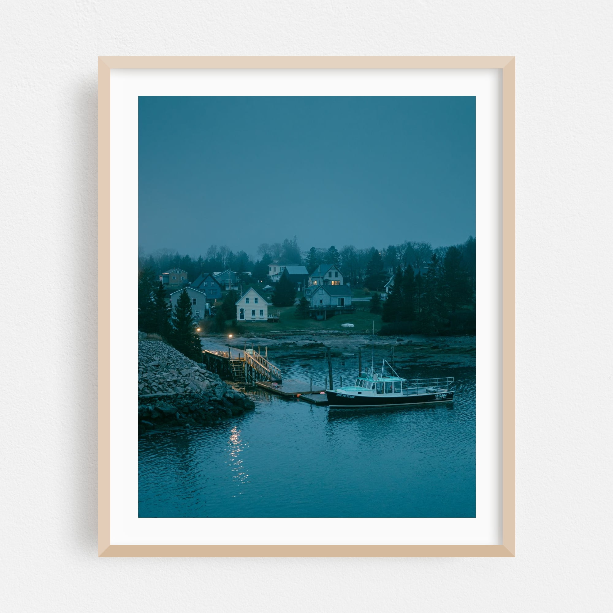 Blue Hour, Beals Island 02 - Beals Maine Photography Harbor Boat ...