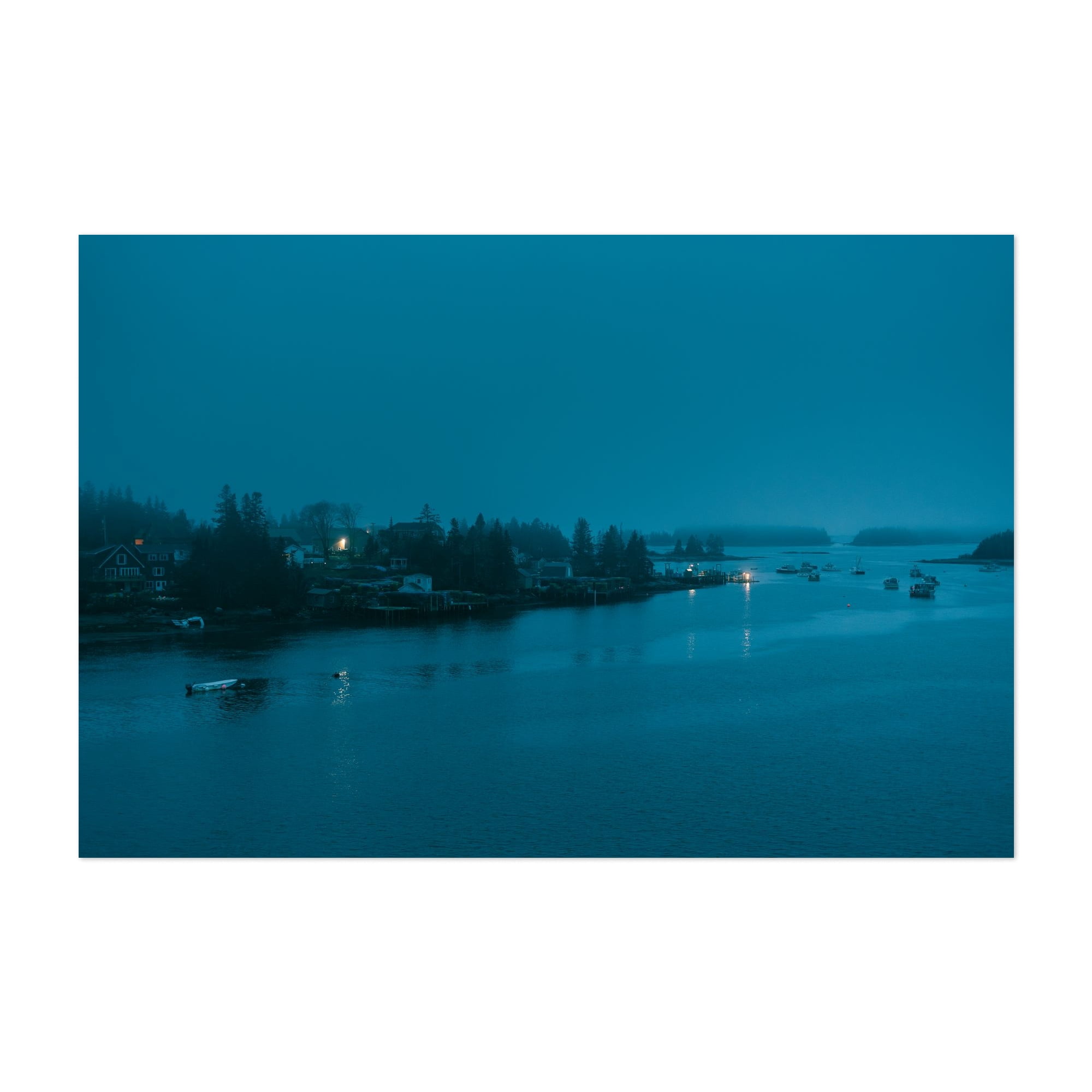Blue Hour, Beals Island 03 - Beals Maine Photography Unframed Wall Art ...