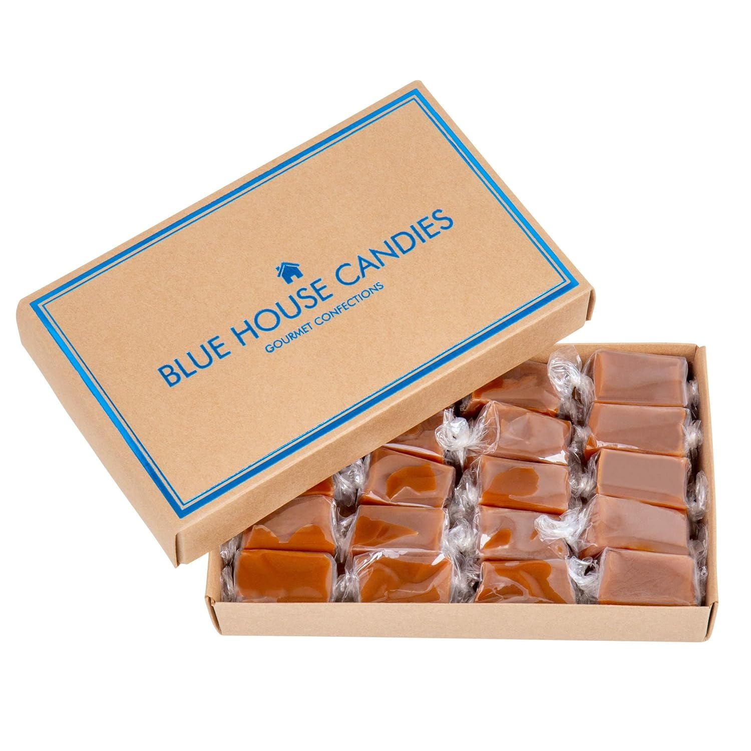 Blue House Soft and Chewy Handcrafted Gourmet Caramel Candies, Gift ...