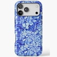 Blue Hydrangea Flower Floral Nature H1850 Premium Case for iPhone 17 16 ...
