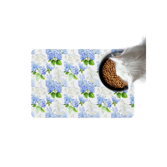 Blue Hydrangeas Doormat Non Slip Diatomaceous Earth Door Mat Absorbent ...